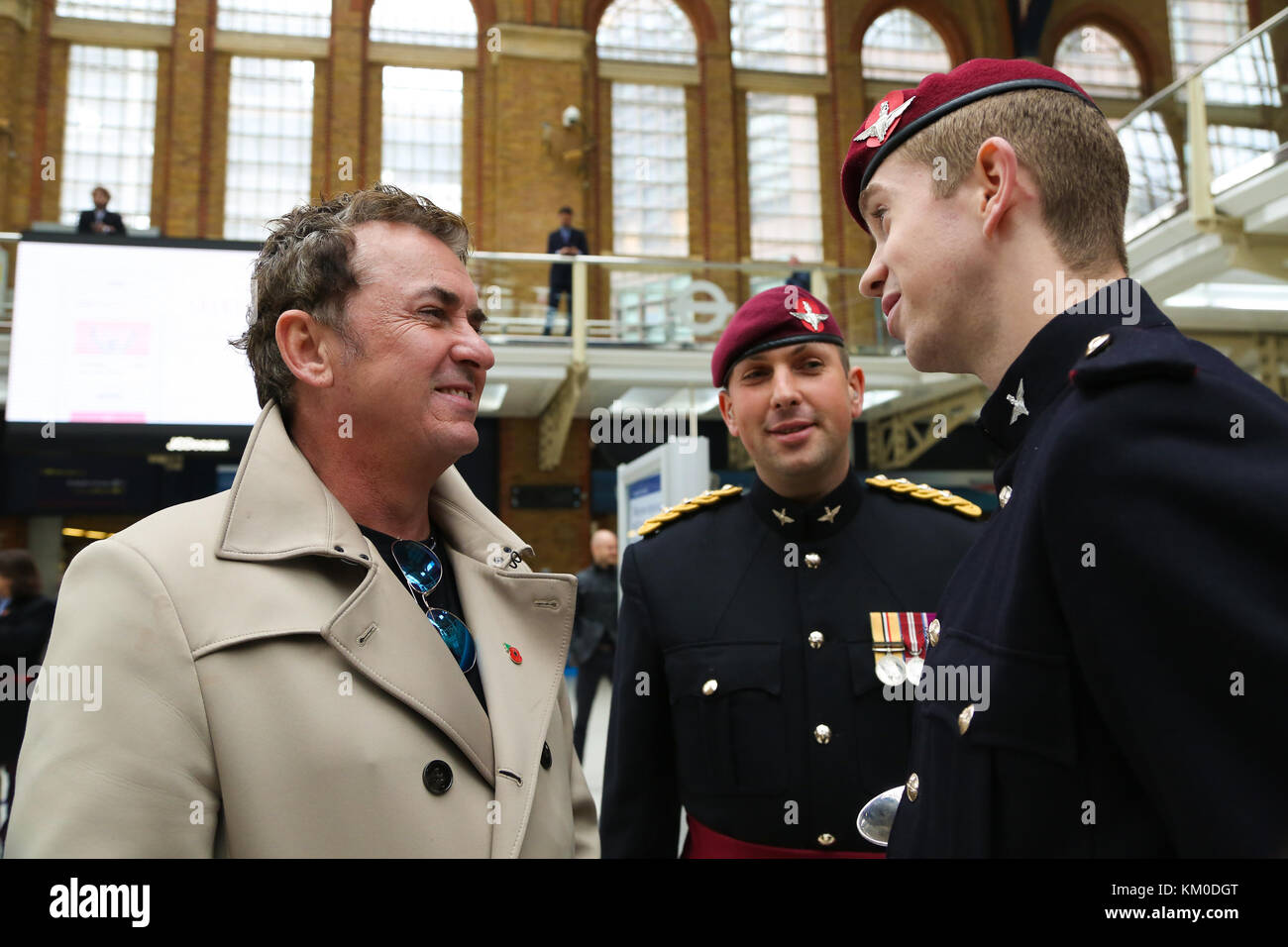 Dame Barbara Windsor and Shane Richie joins the Parachute Regiment Band ...