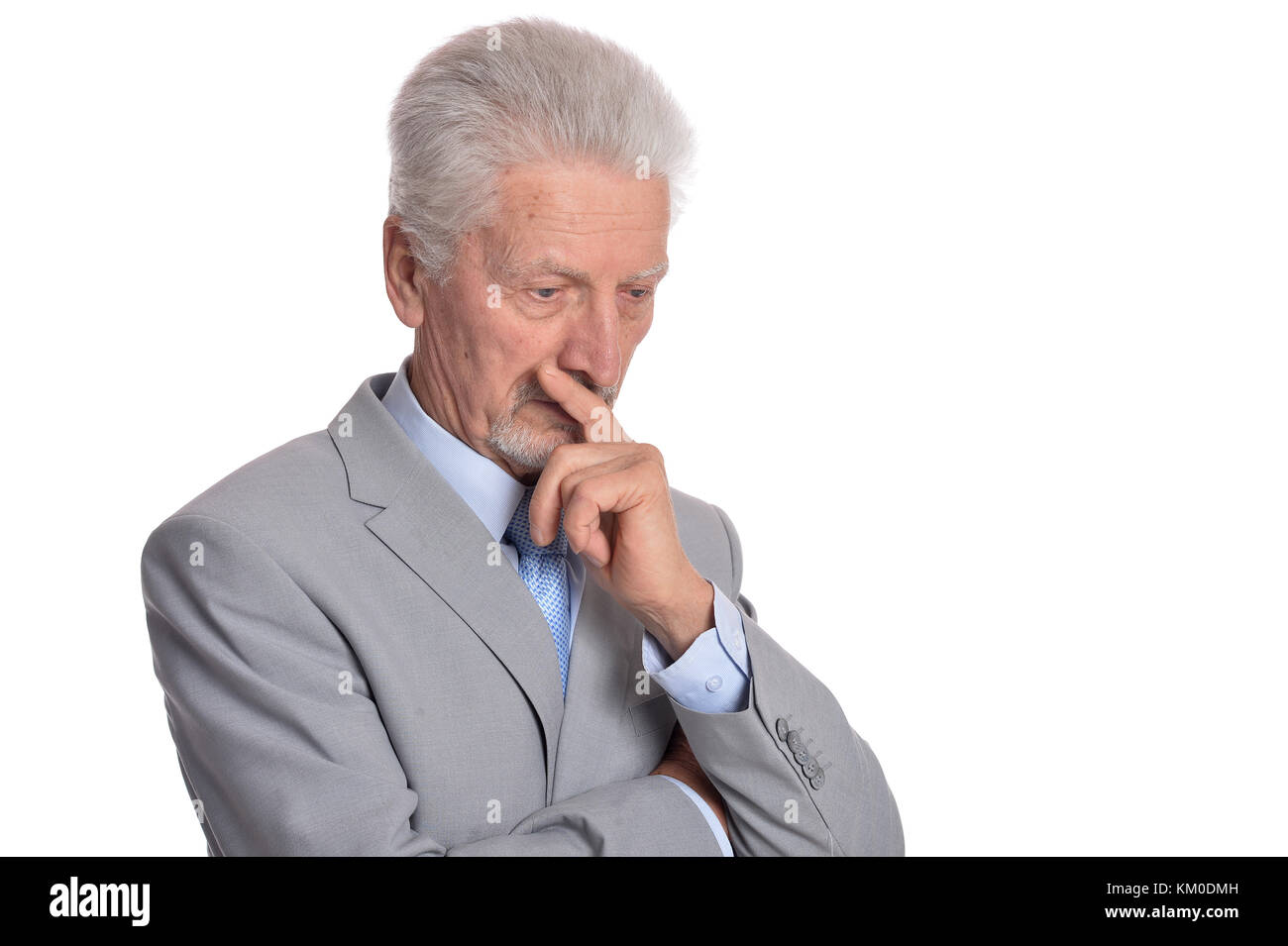 senior man thinking Stock Photo - Alamy