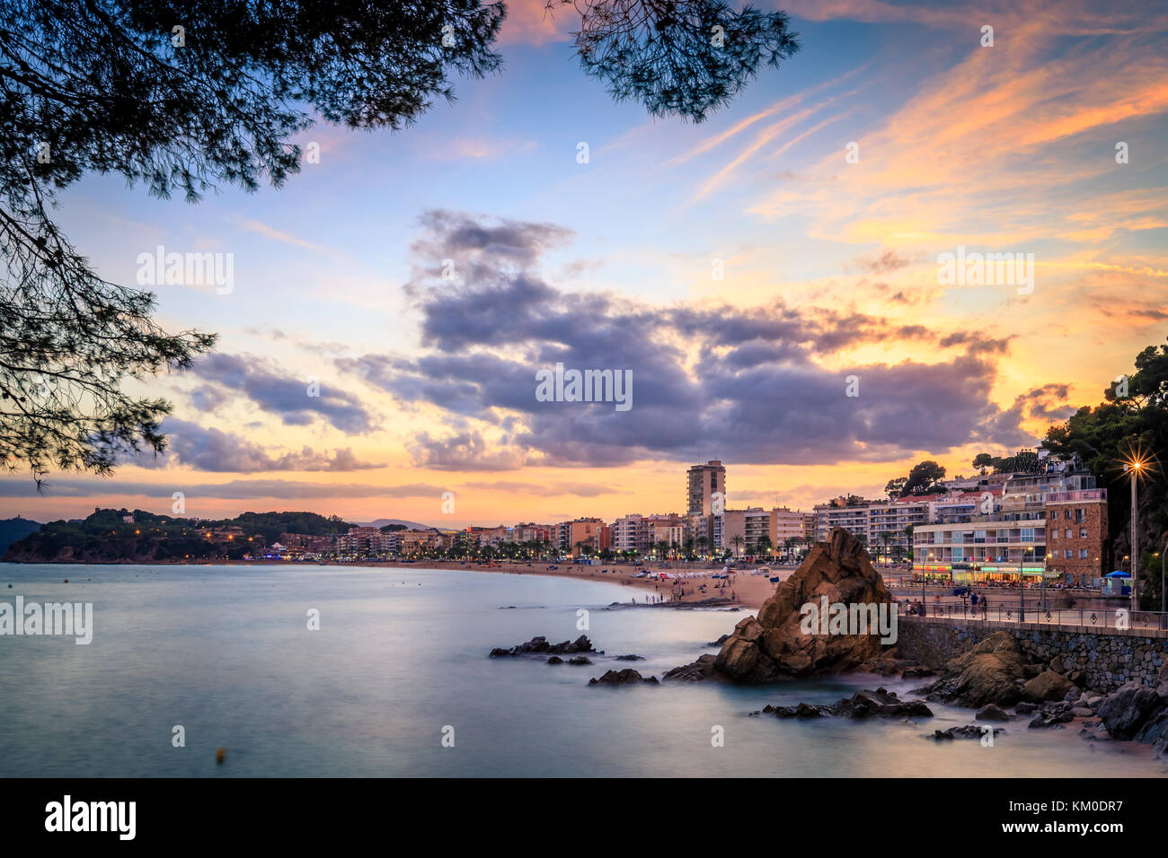 Lloret de Mar is a Mediterranean coastal town in Catalonia, Spain. One ...