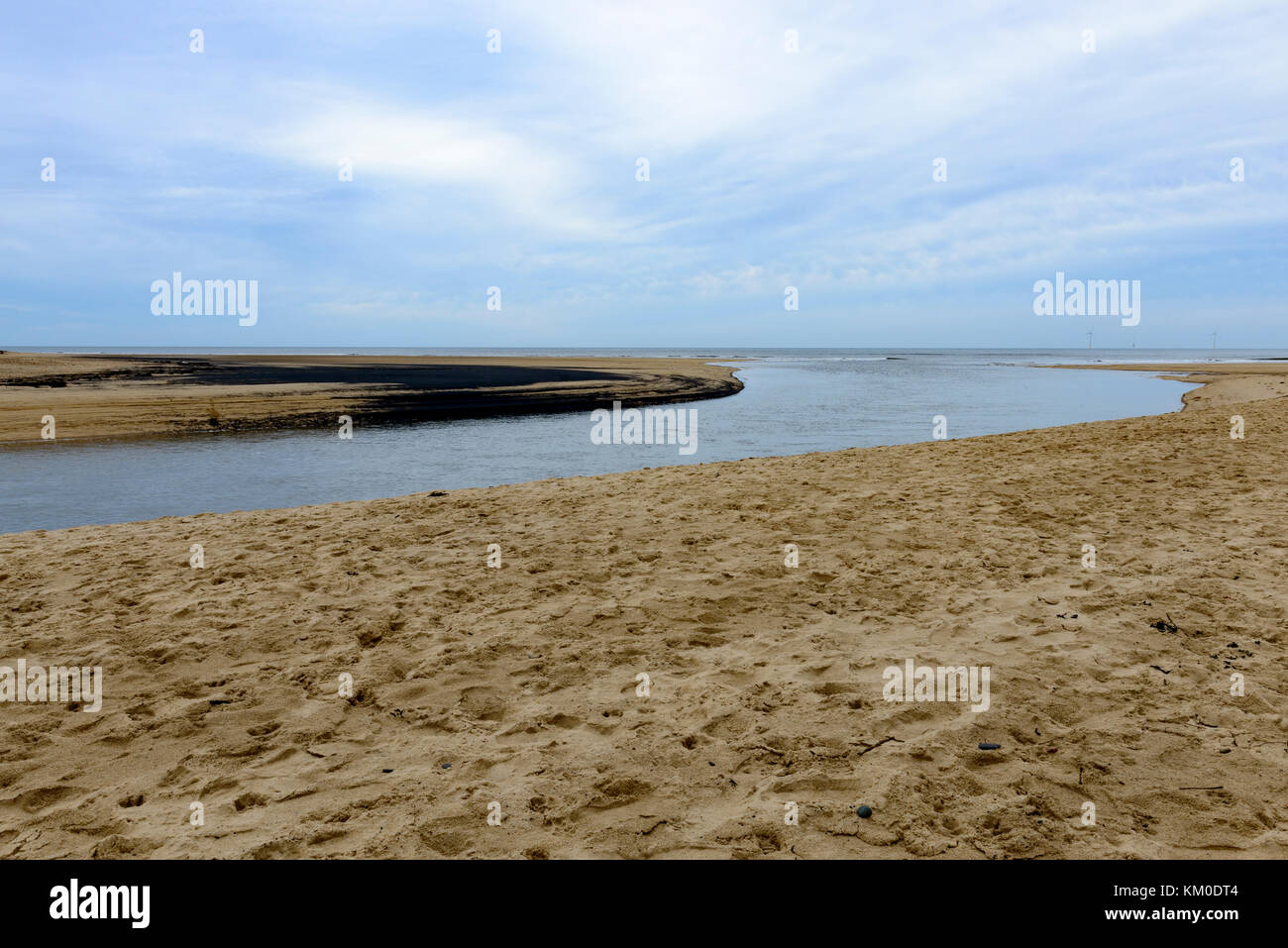 River Wansbeck Estuary, Cambois, Northumberland Stock Photo - Alamy