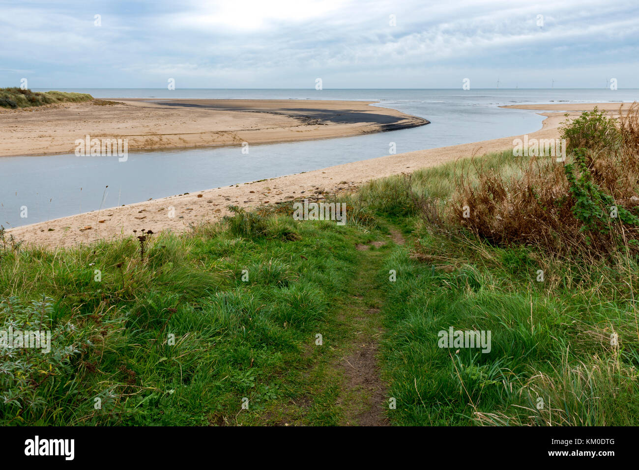 River Wansbeck Estuary, Cambois, Northumberland Stock Photo - Alamy