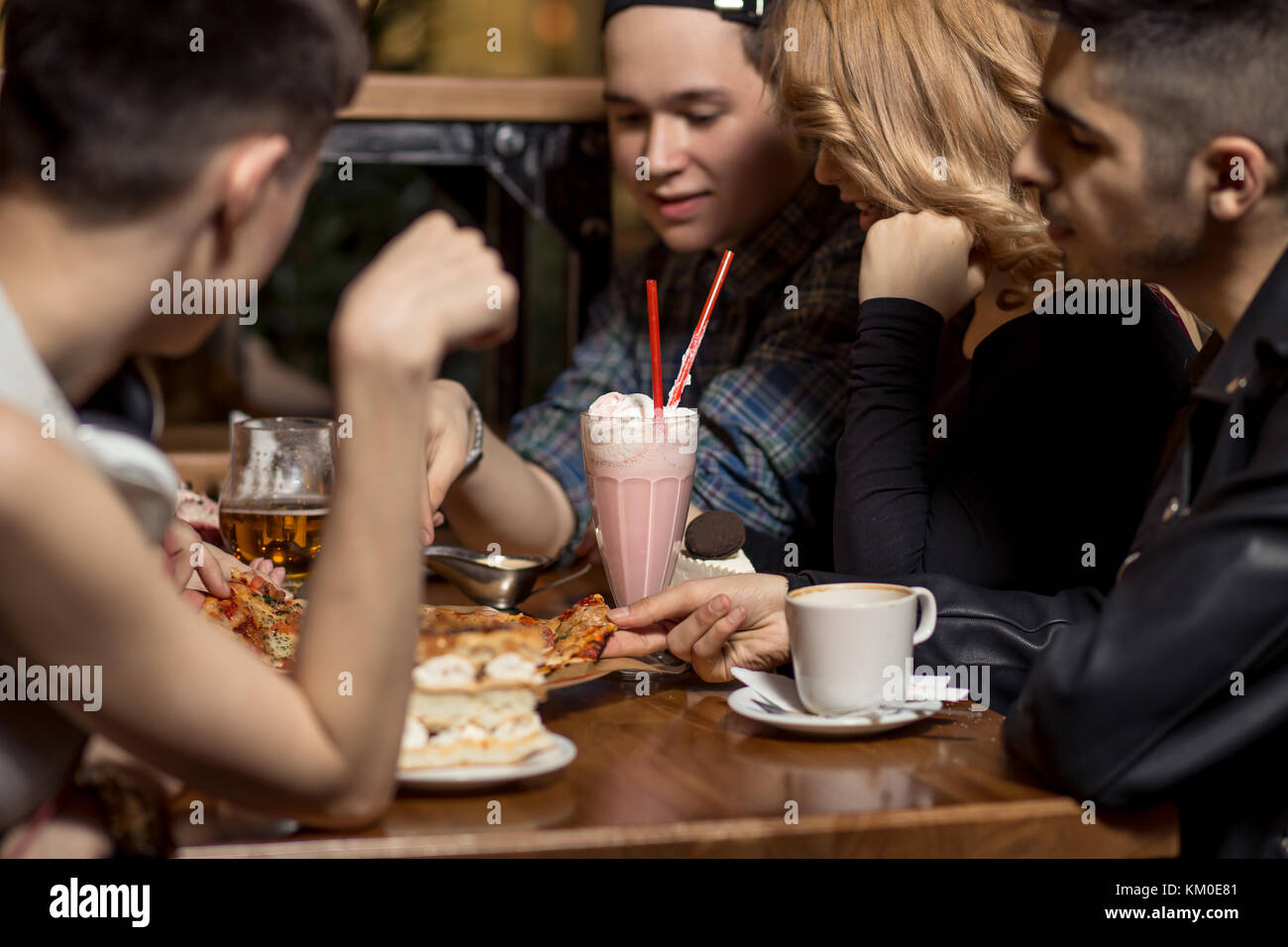People Drinking Coffee in cafe Concept Stock Photo - Alamy