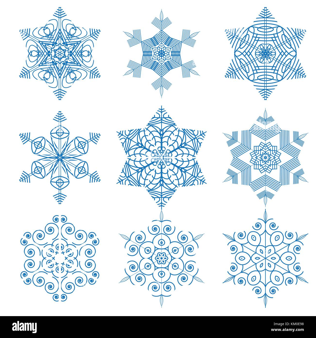 Star symbol graphic, crystal, frozen decoration, snowflakes Stock ...