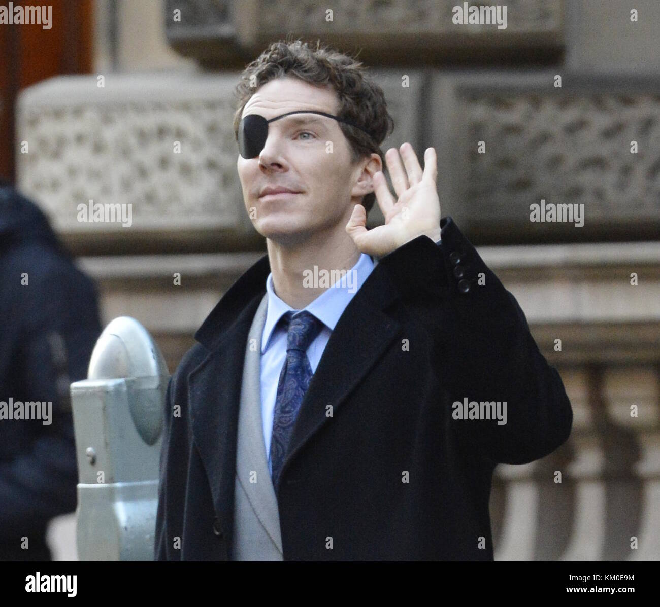 Benedict Cumberbatch filming scenes for the TV series ‘Melrose’ in ...