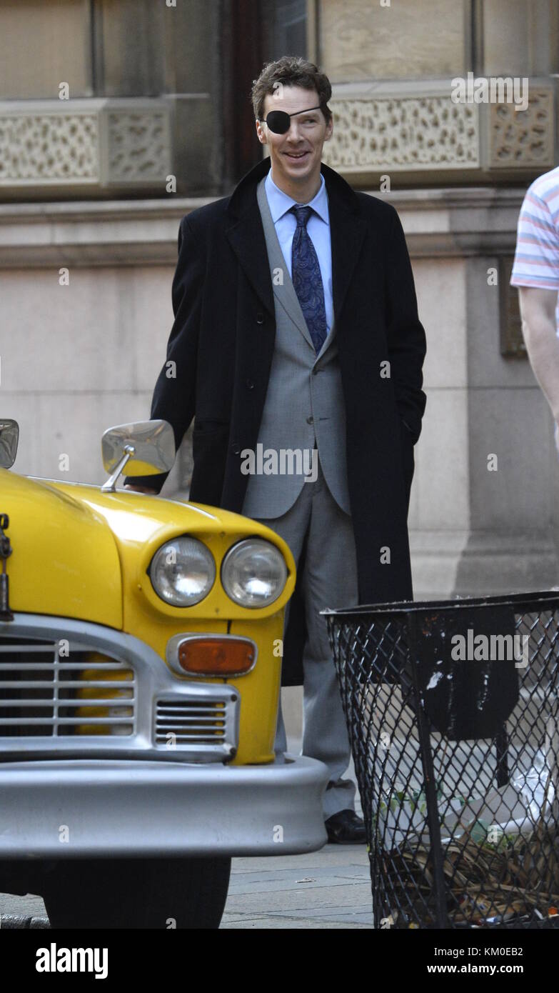 Benedict Cumberbatch filming scenes for the TV series ‘Melrose’ in ...
