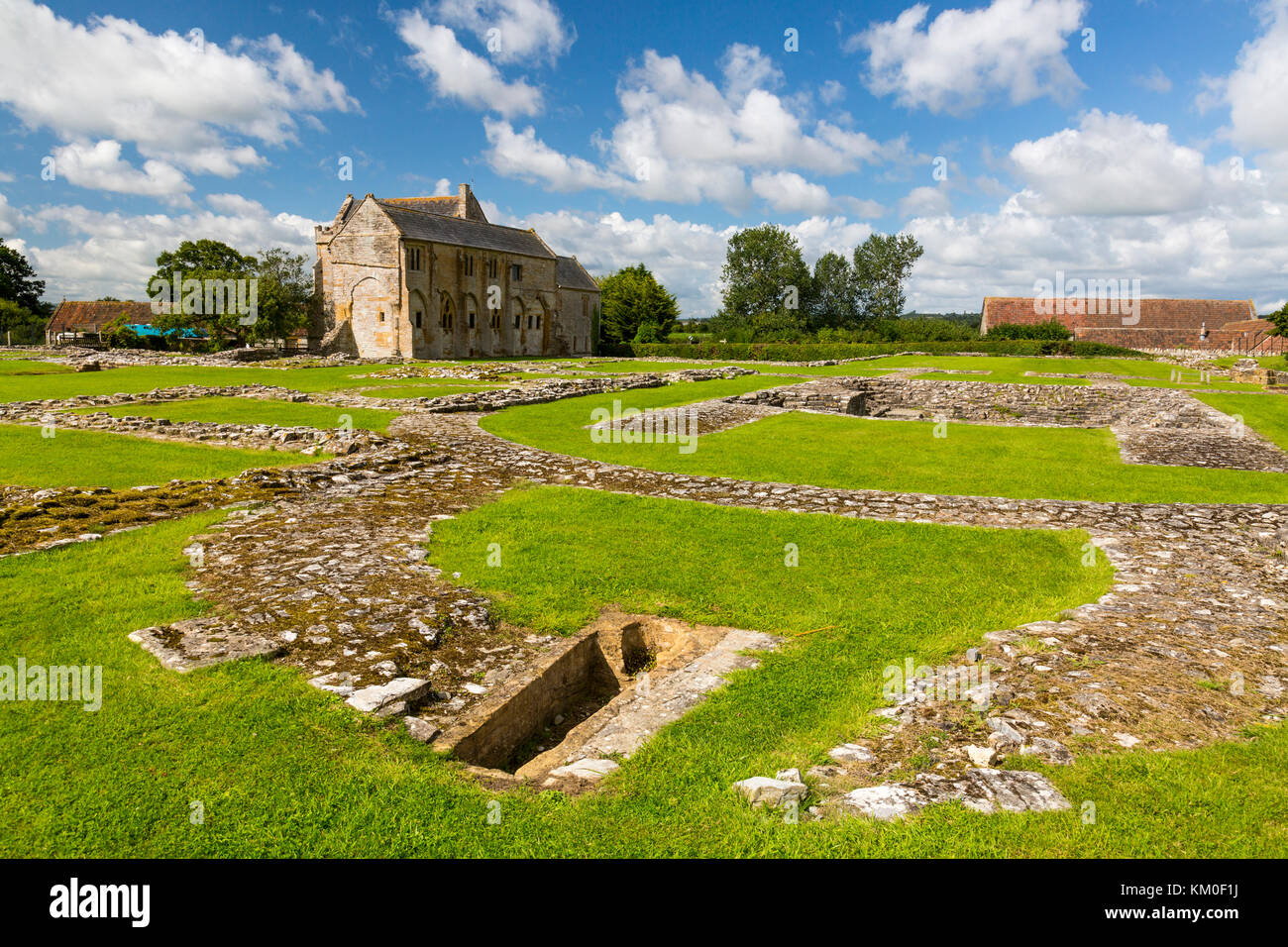 Only the Abbot's House of the former medieval Benedictine abbey and the ...