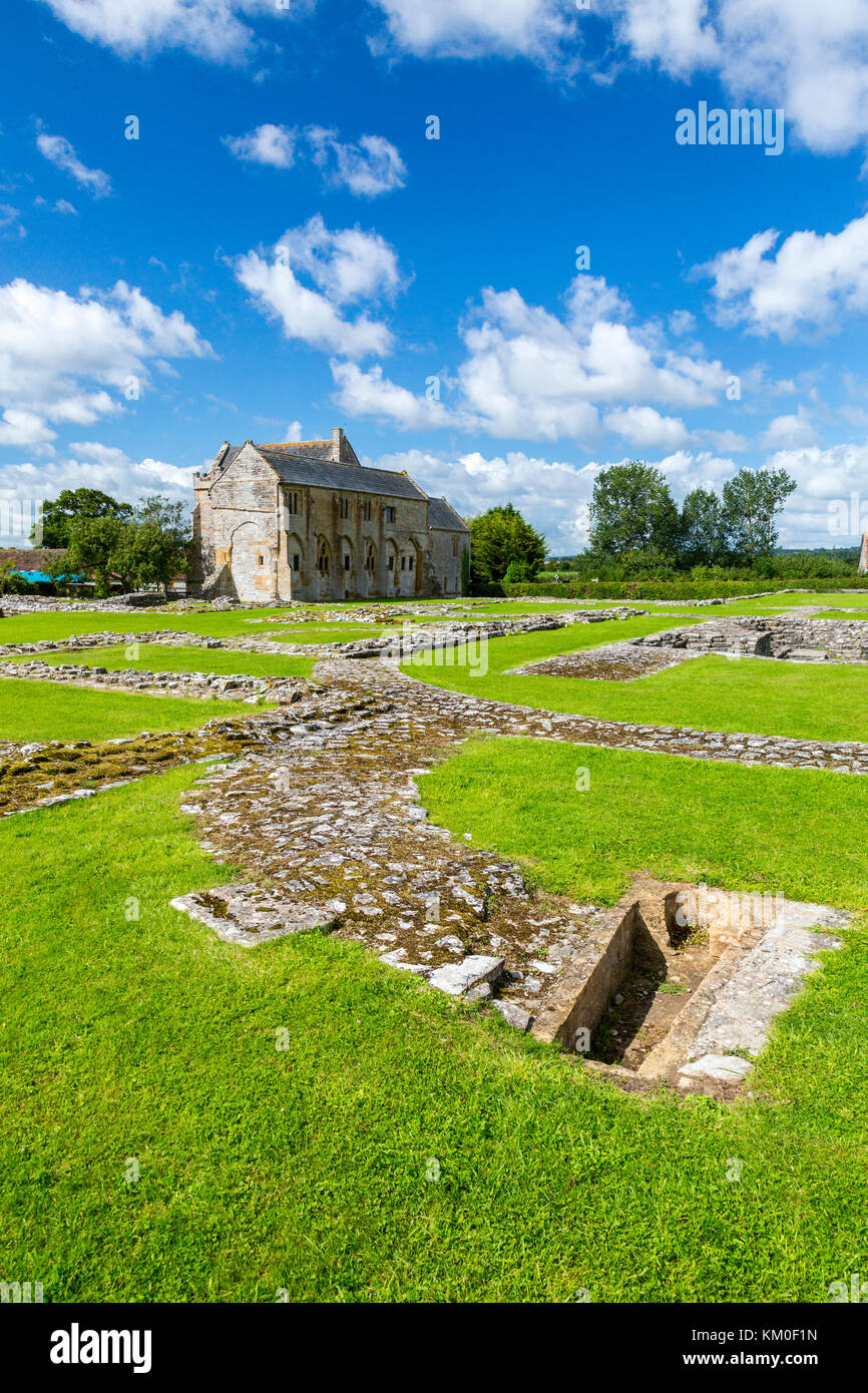 Only the Abbot's House of the former medieval Benedictine abbey and the ...