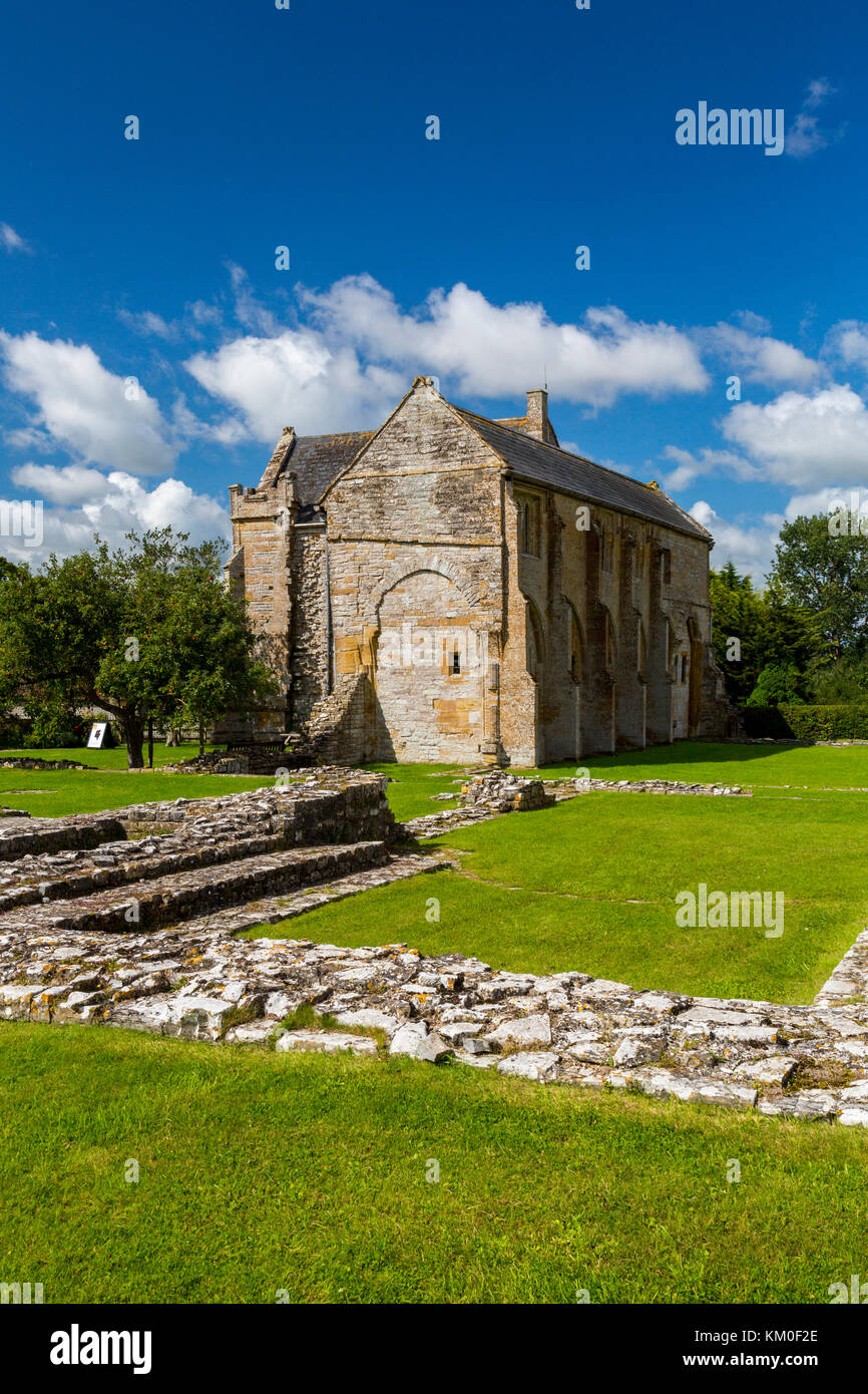 Only the Abbot's House of the former medieval Benedictine abbey and the ...