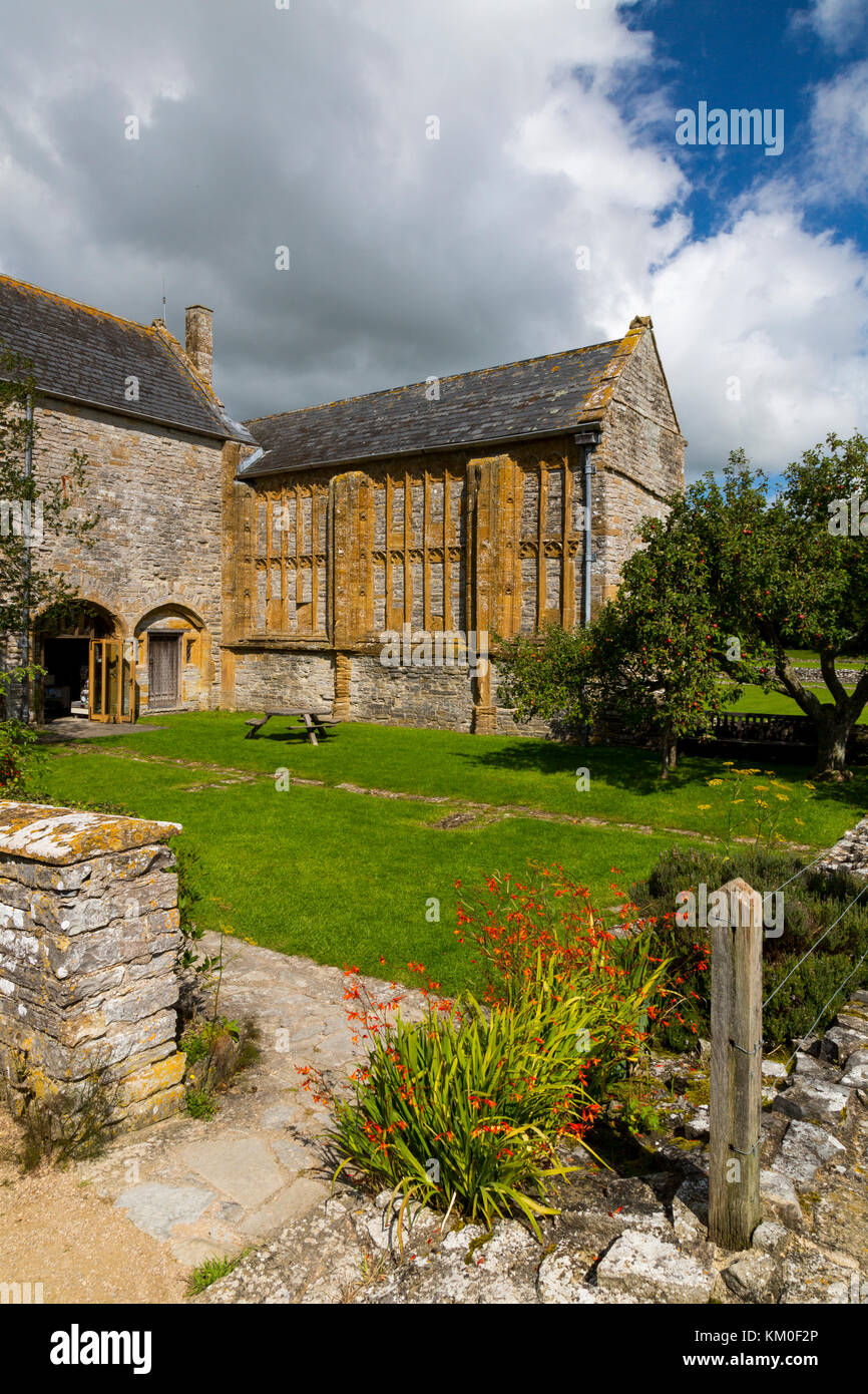 Only the Abbot's House of the former medieval Benedictine abbey and the ...