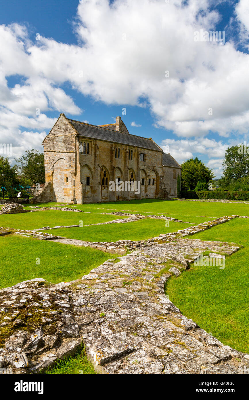 Only the Abbot's House of the former medieval Benedictine abbey and the ...
