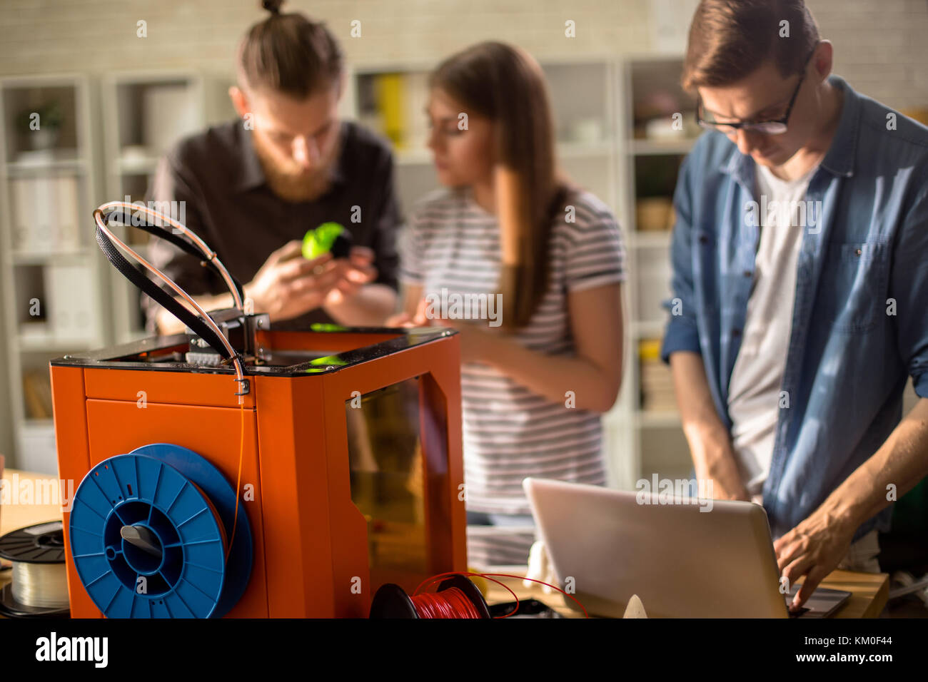 3D Printer in Modern Design Studio Stock Photo - Alamy
