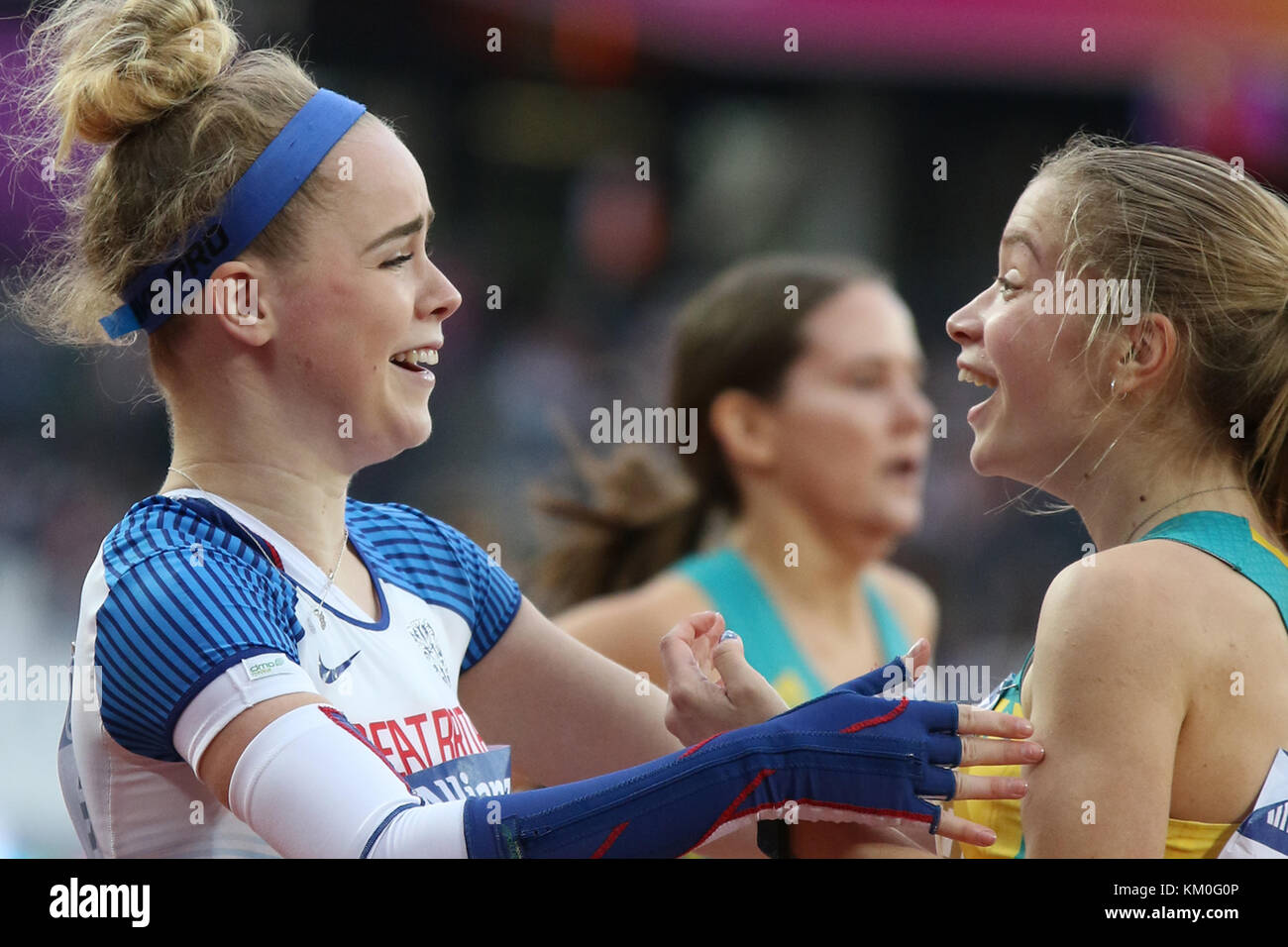 Maria LYLE of Great Britain & Isis HOLT of Australia who celebrates her ...