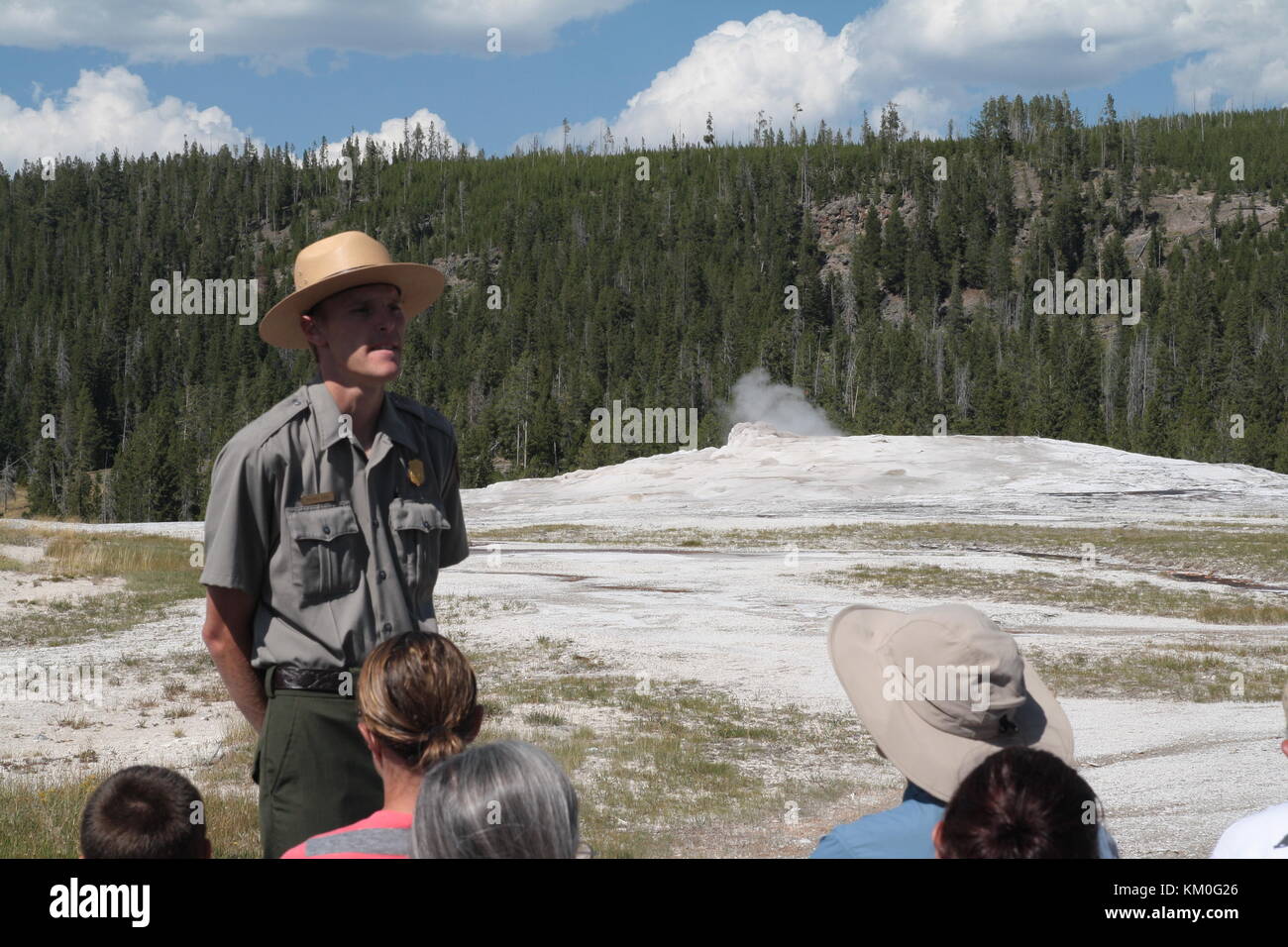 Yellowstone national park ranger scenic hi-res stock photography and ...