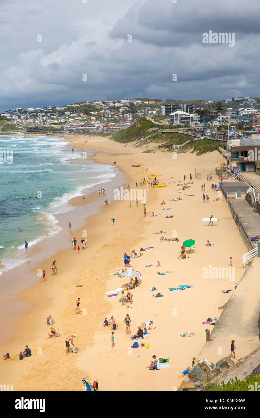 Merewether beach in the city of Newcastle,Newcastle is the second ...