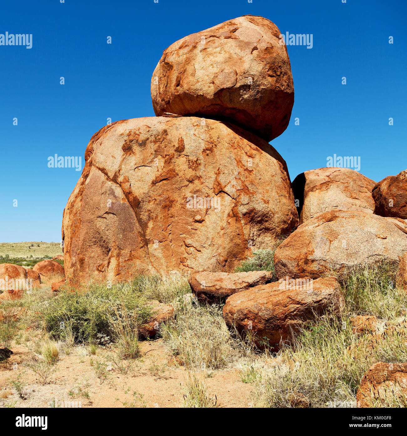 in australia the rocks of devil s marble in the northern territory ...