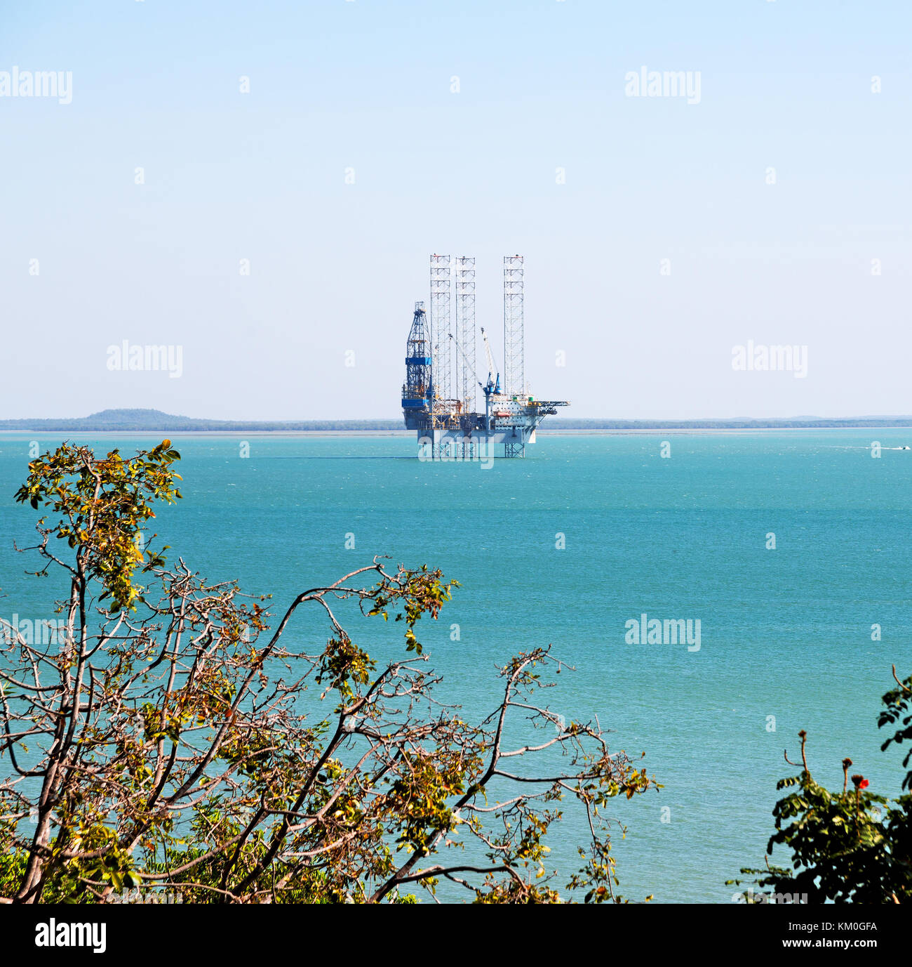 in australia the concept of industrial with an off shore platform in ...