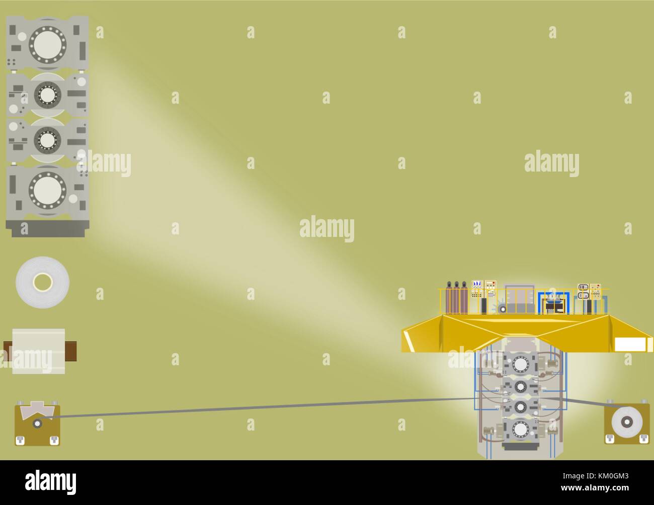 Indusrial roll mill Stock Vector Image & Art - Alamy