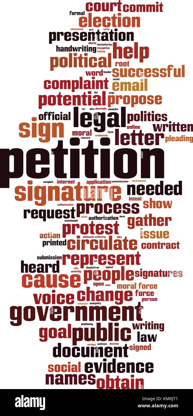 Petition signature Stock Vector Images - Alamy