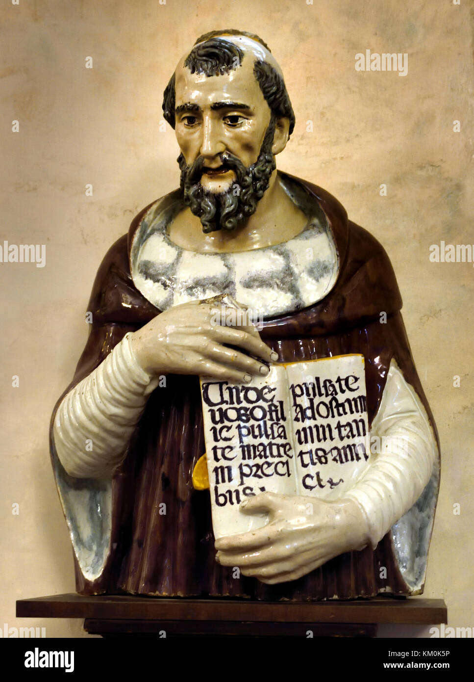Saint by giovanni della robbia 1469 1529 santa croce hi-res stock ...