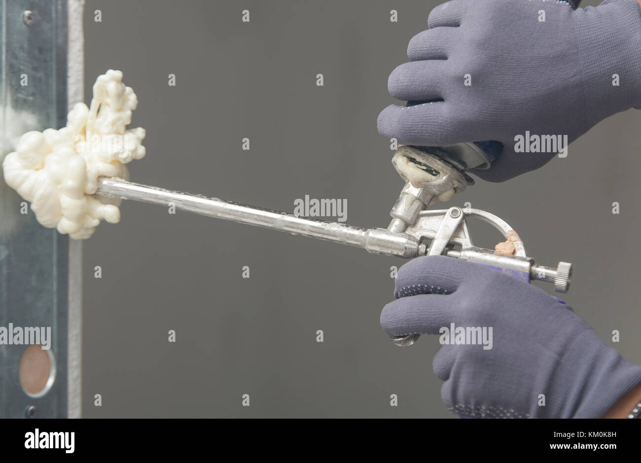 Expanding foam hi-res stock photography and images - Alamy