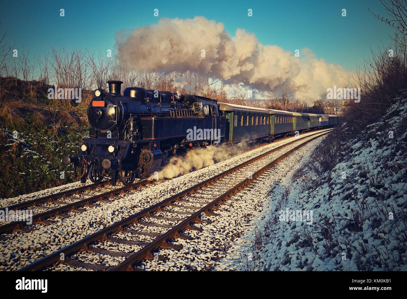 Old steam train railways hi-res stock photography and images - Alamy