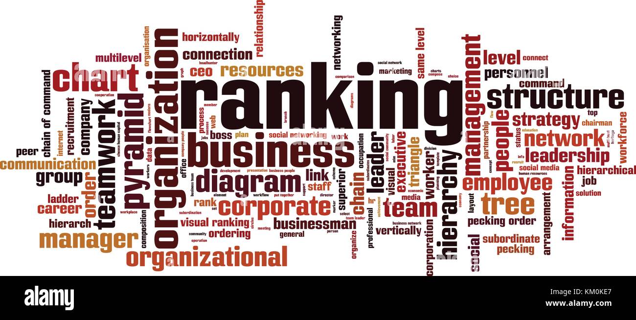 Ranking word cloud concept. Vector illustration Stock Vector Image ...