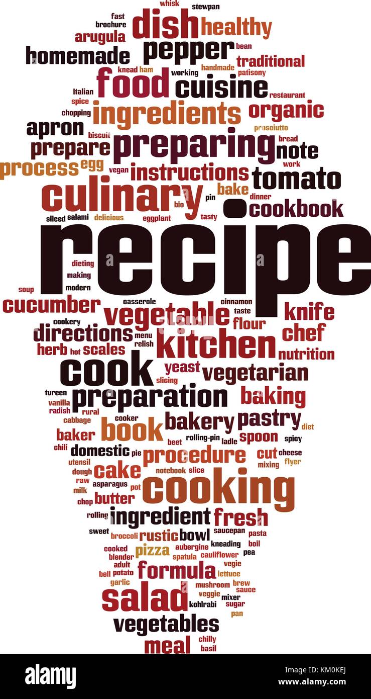 Cuisine word cloud Stock Vector Images - Alamy
