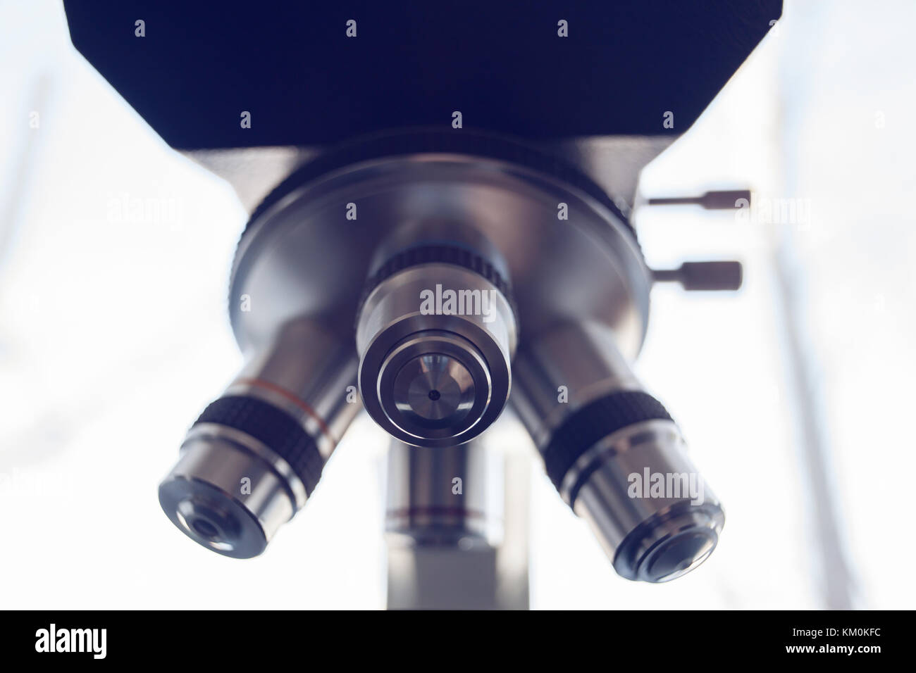 Optical microscope - science and laboratory equipment. For conducting ...