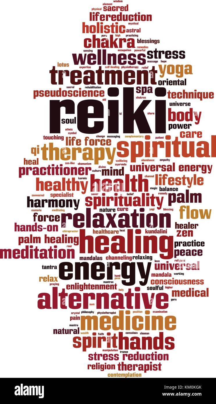 Reiki word cloud concept. Vector illustration Stock Vector Image & Art ...