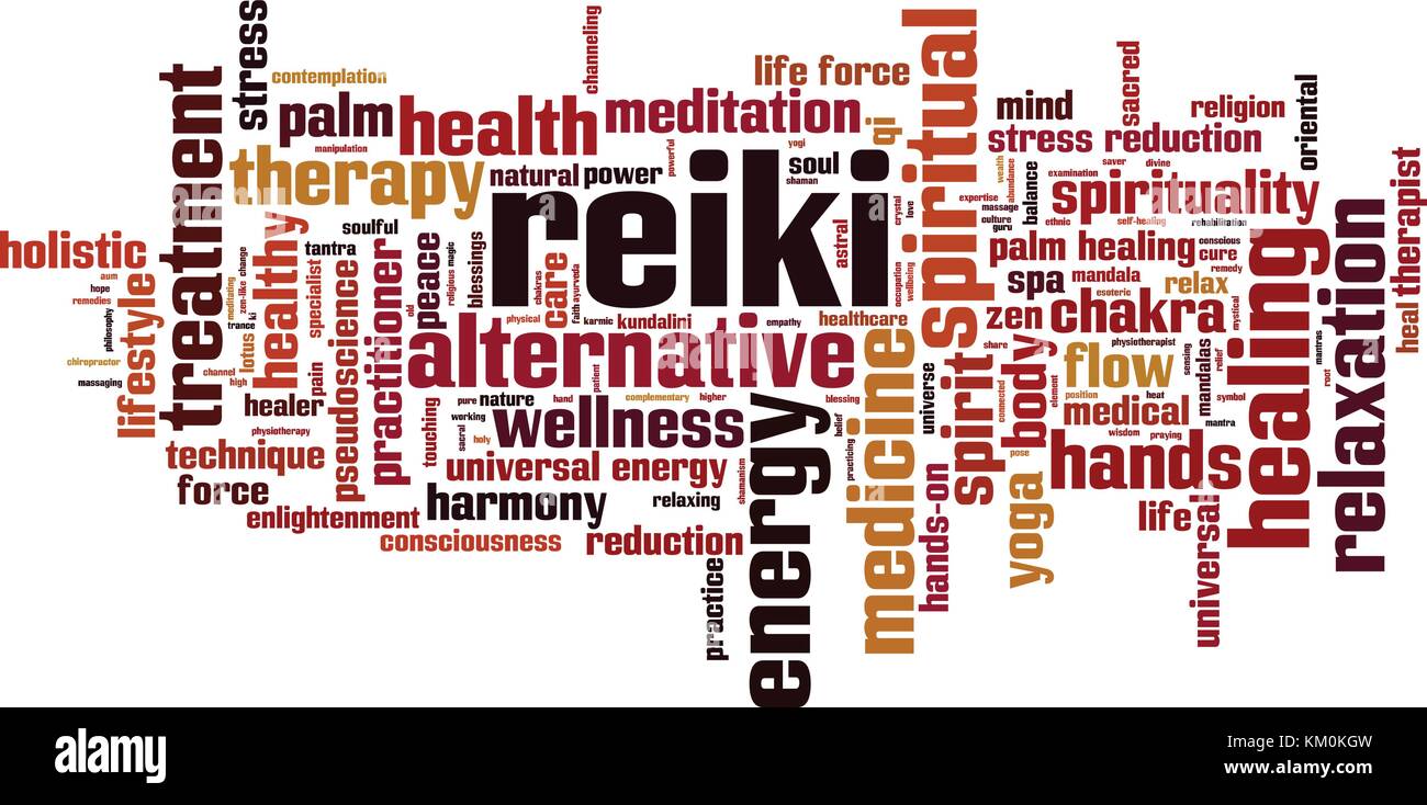 Reiki word cloud concept. Vector illustration Stock Vector Image & Art ...