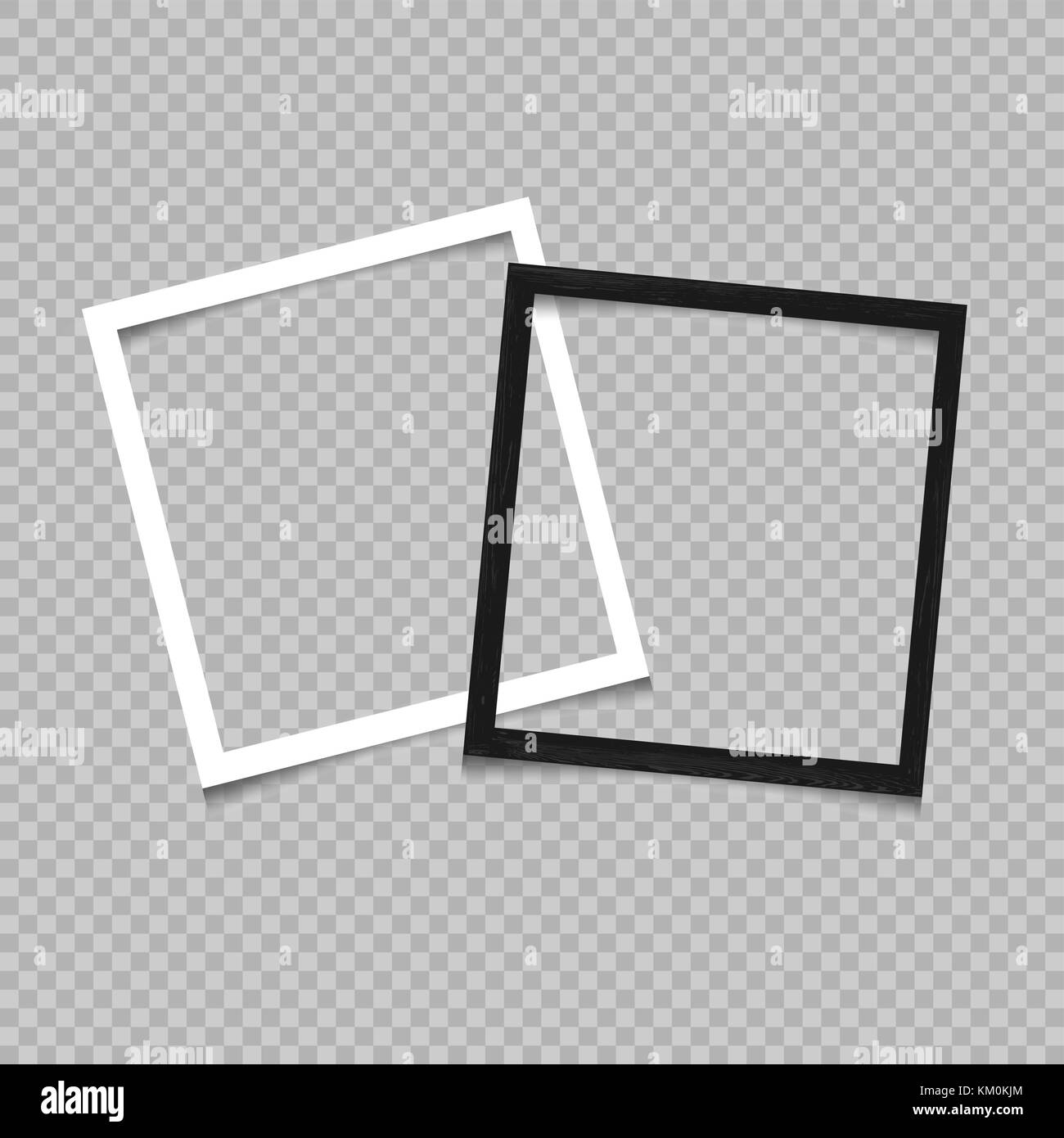 Paper and wooden square frame Stock Vector Image & Art - Alamy