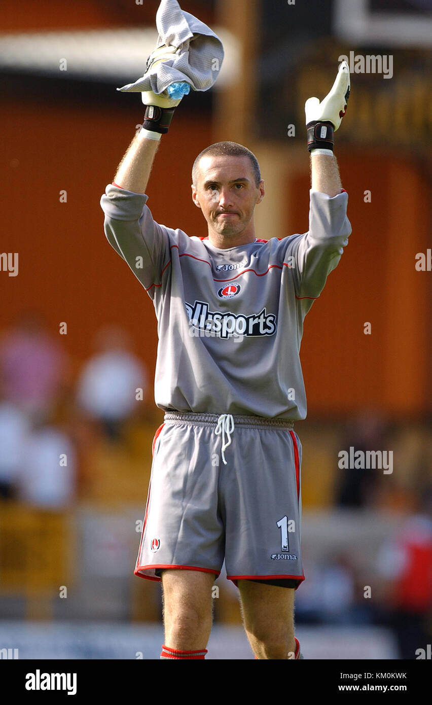 Footballer Dean Kiely Wolverhampton Wanderers v Charlton Athletic 23 ...