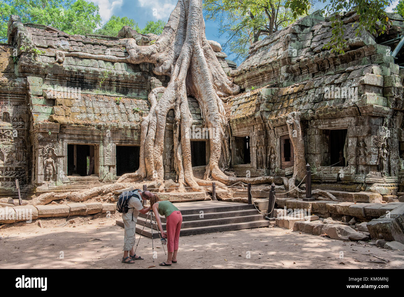 Inside Ta Prohm Temple