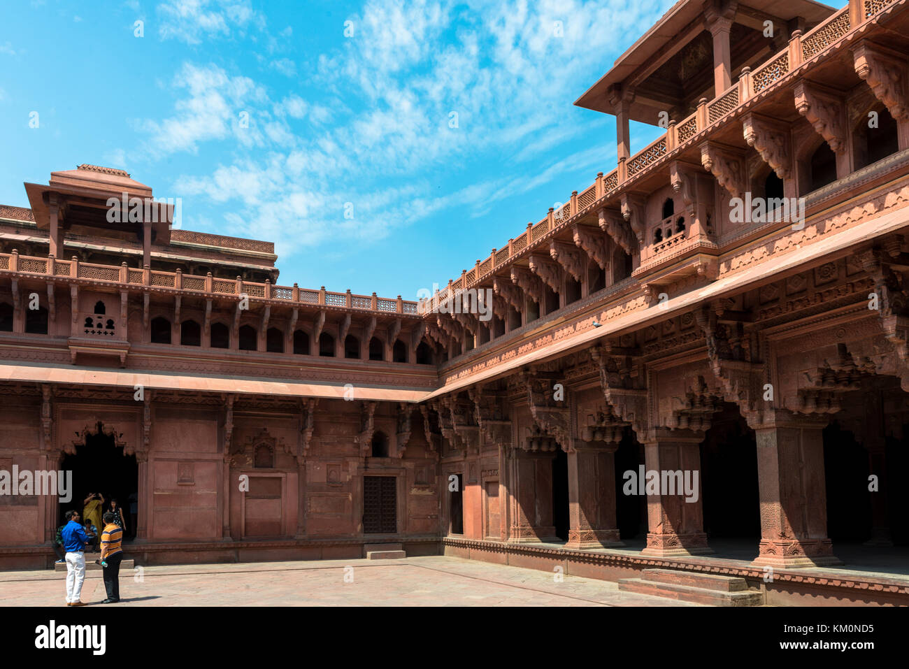 AGRA, INDIA - MARCH 17, 2016: Horizontal picture of the amazing ...