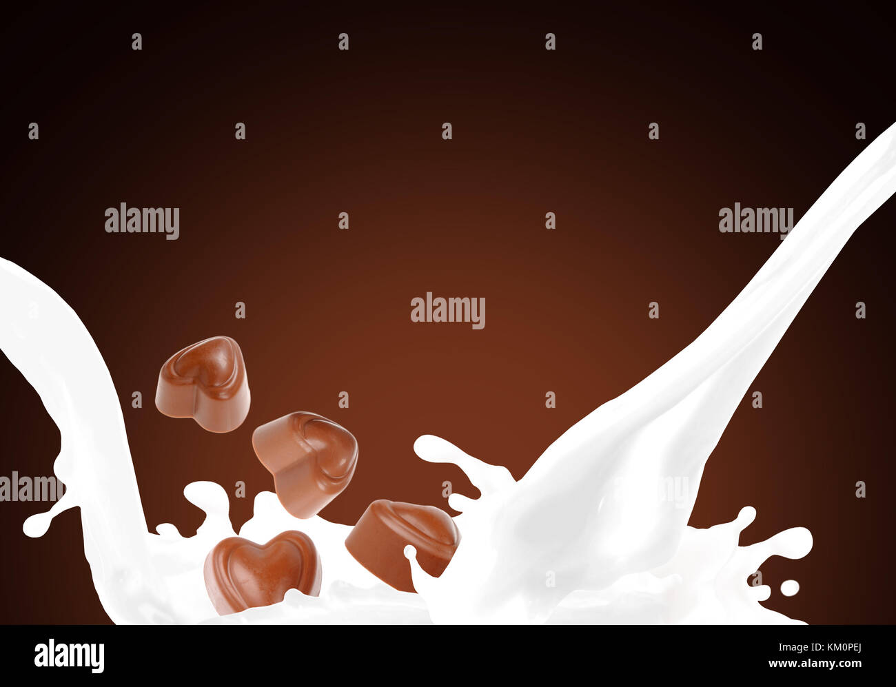 Chocolate milk splash hi-res stock photography and images - Alamy