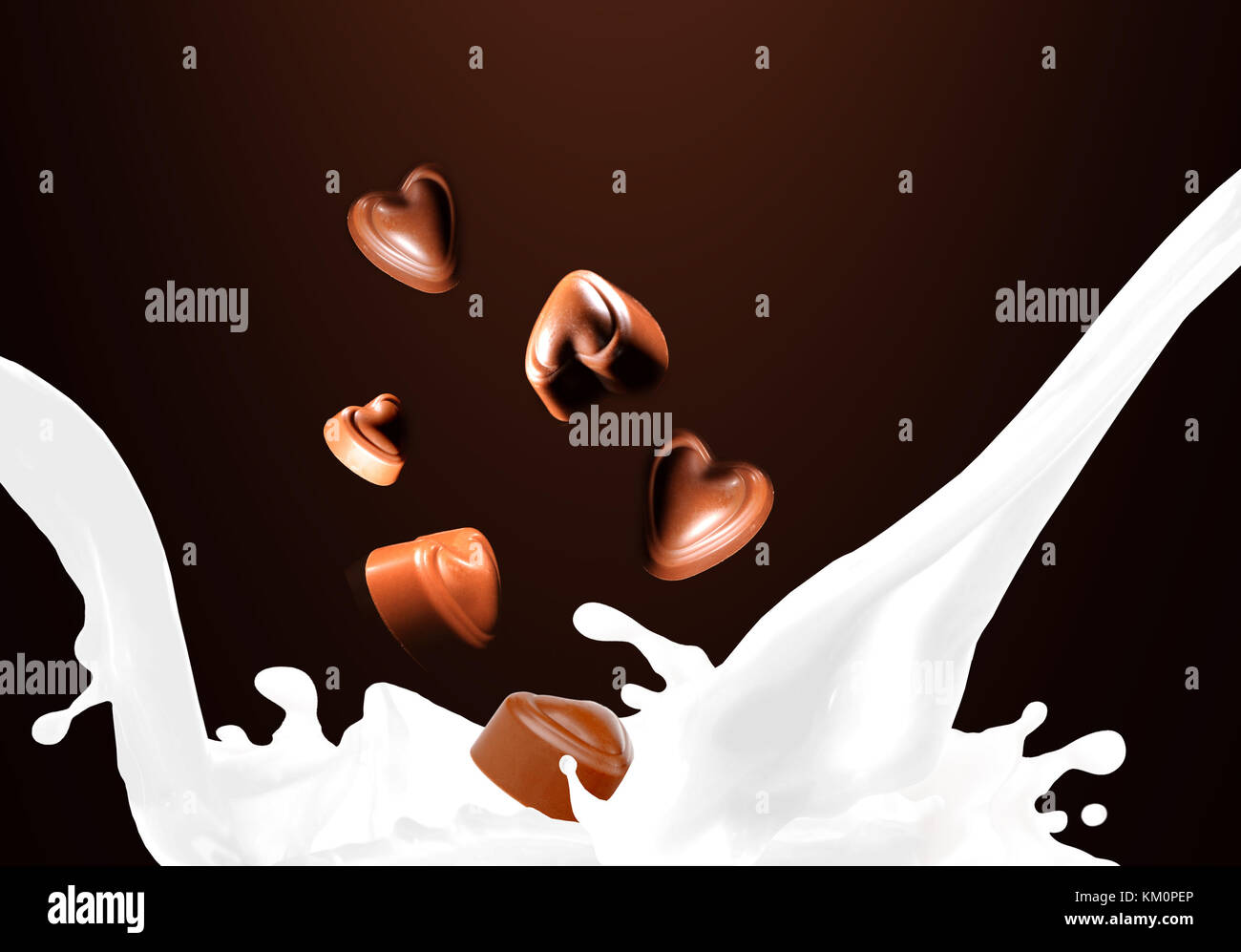 Milk chocolate wave splashing isolated hi-res stock photography and ...