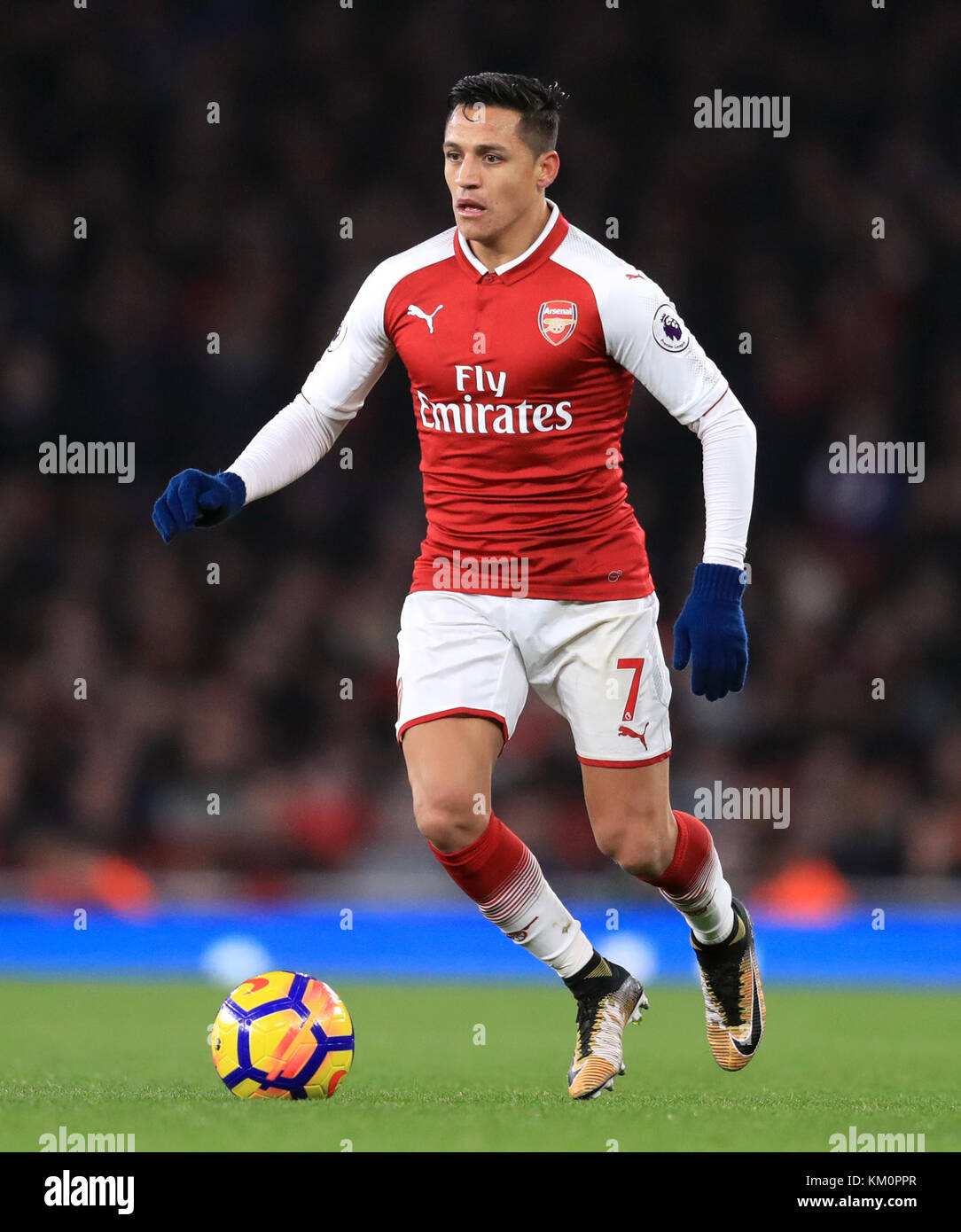 Arsenal's Alexis Sanchez during the Premier League match at the ...