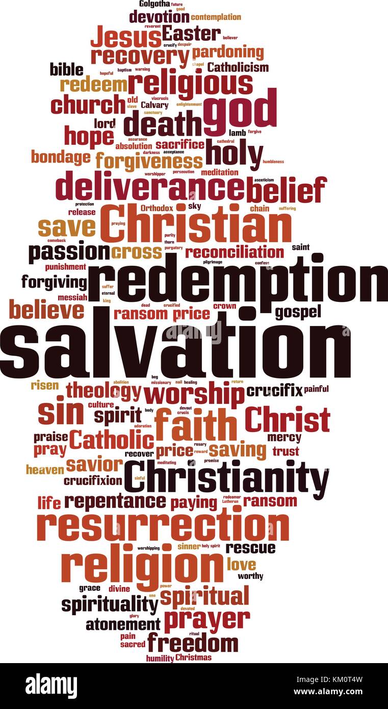 Salvation word cloud concept. Vector illustration Stock Vector Image ...