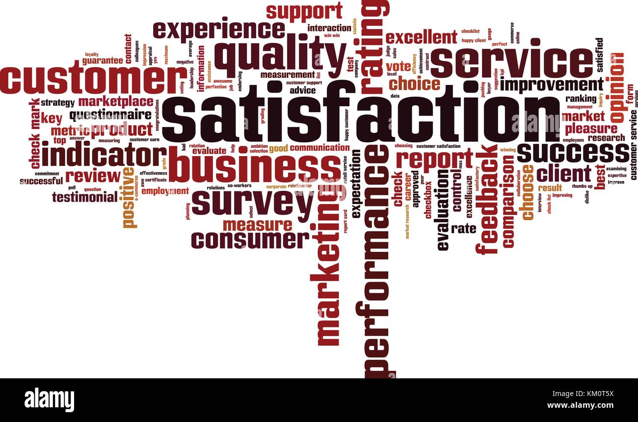 Customer satisfaction vector indicator hi-res stock photography and ...