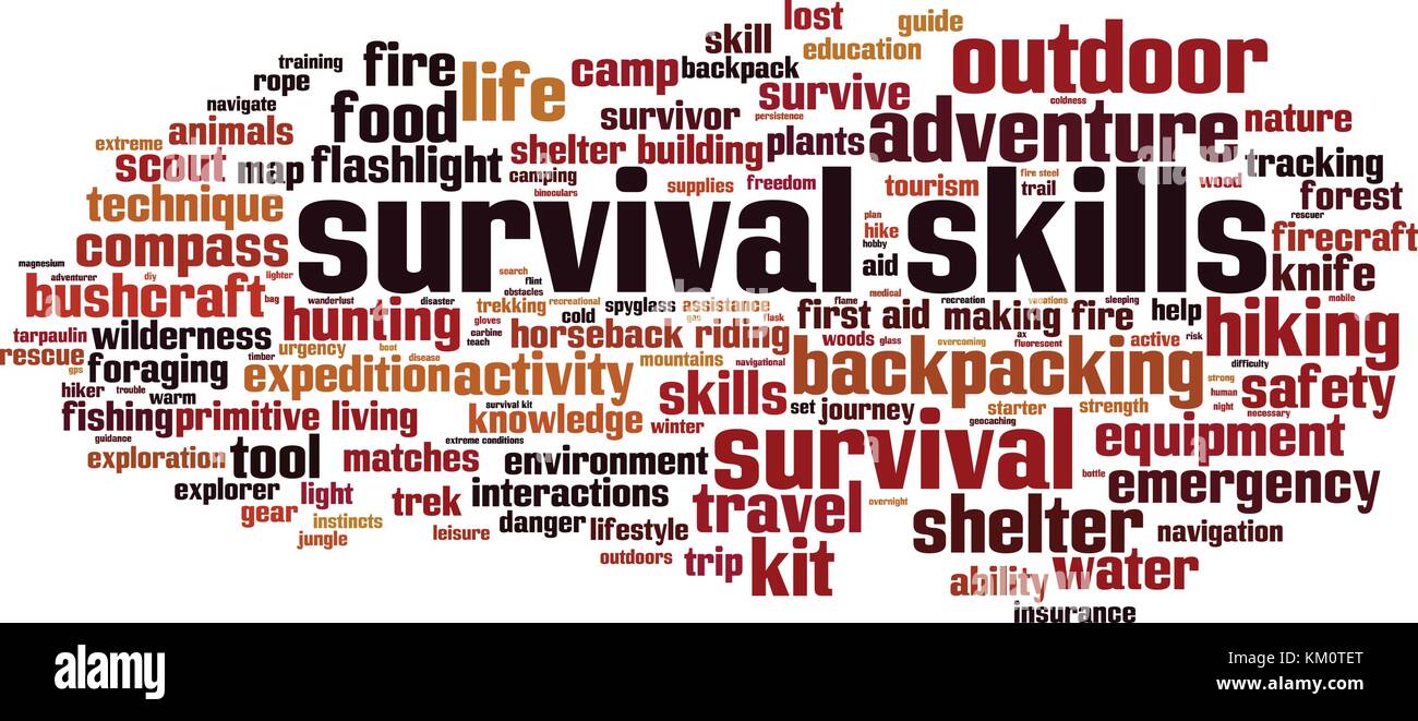 Survival skills Stock Vector Images - Alamy