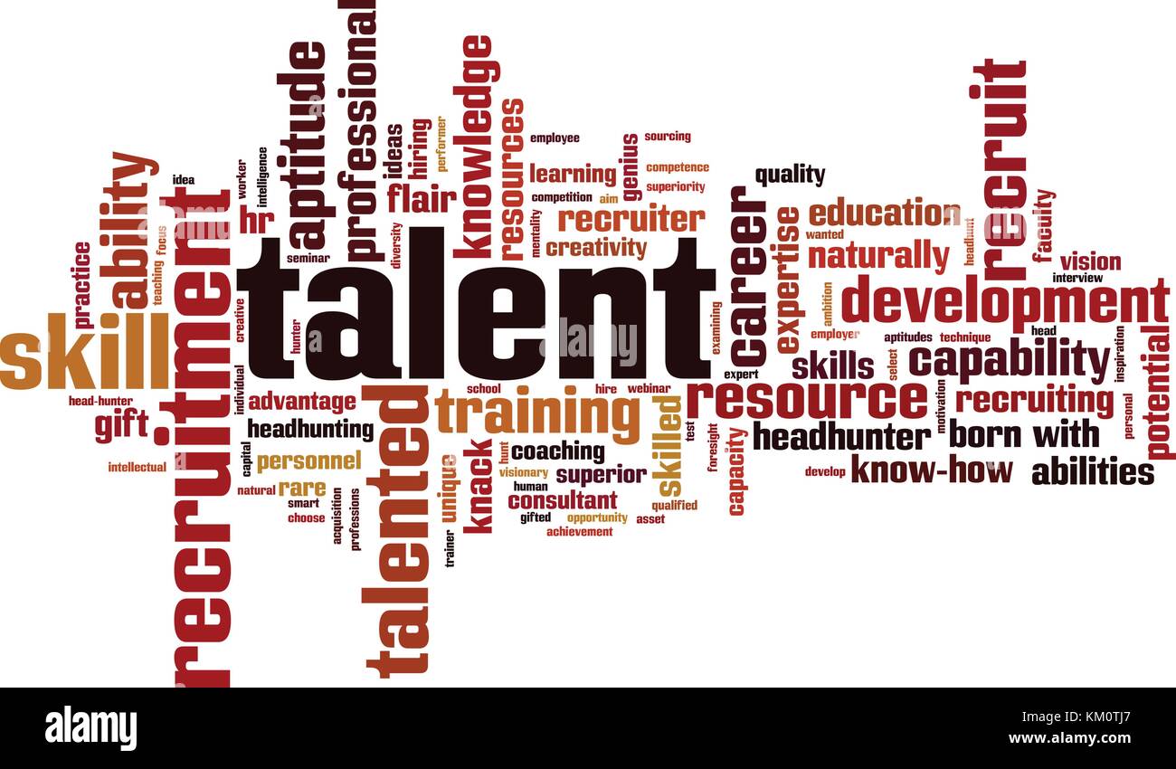 Talent word cloud concept. Vector illustration Stock Vector Image & Art ...
