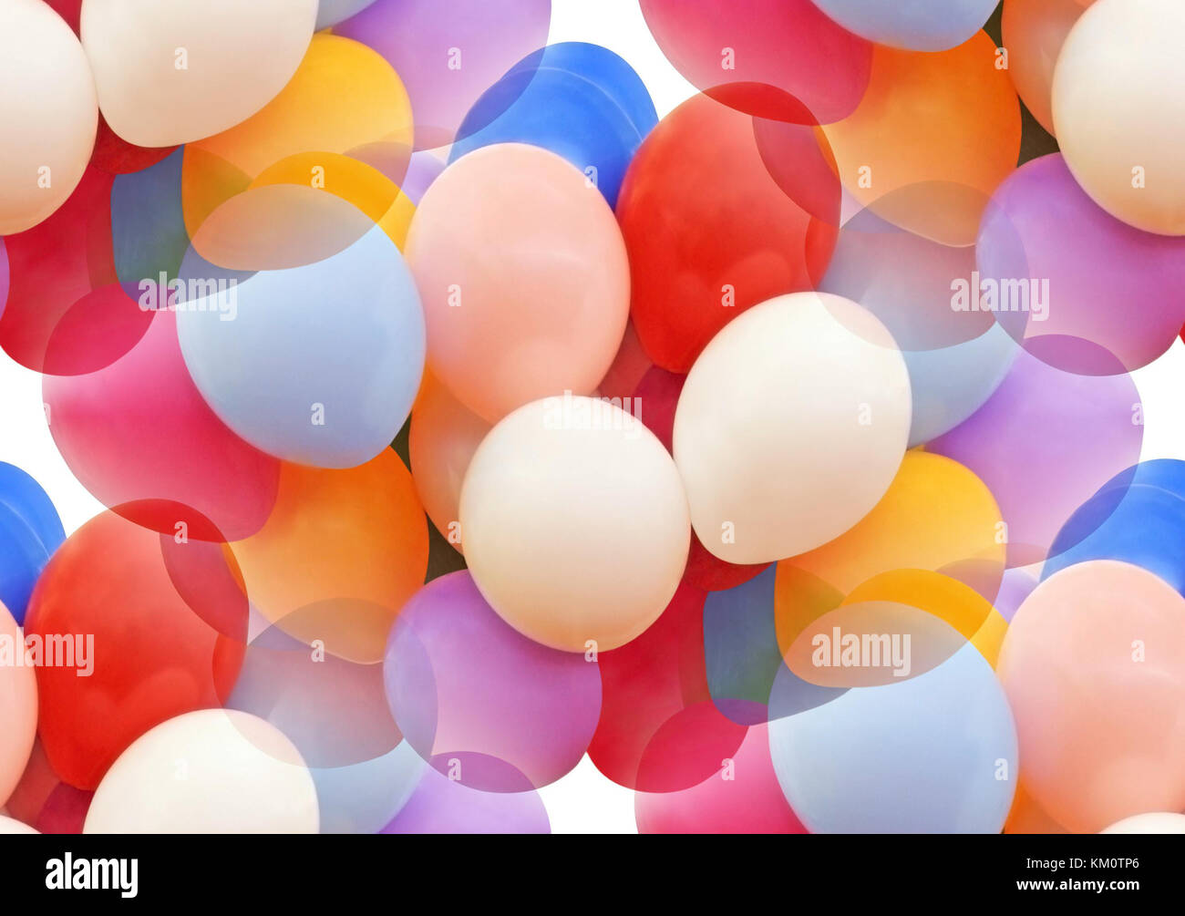 Lots of colorful balloons as seamless background Stock Photo - Alamy