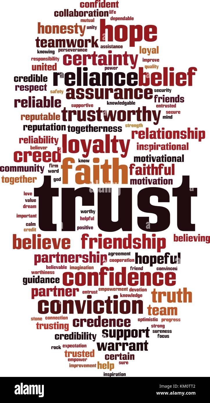 Trust word cloud concept. Vector illustration Stock Vector Image & Art ...