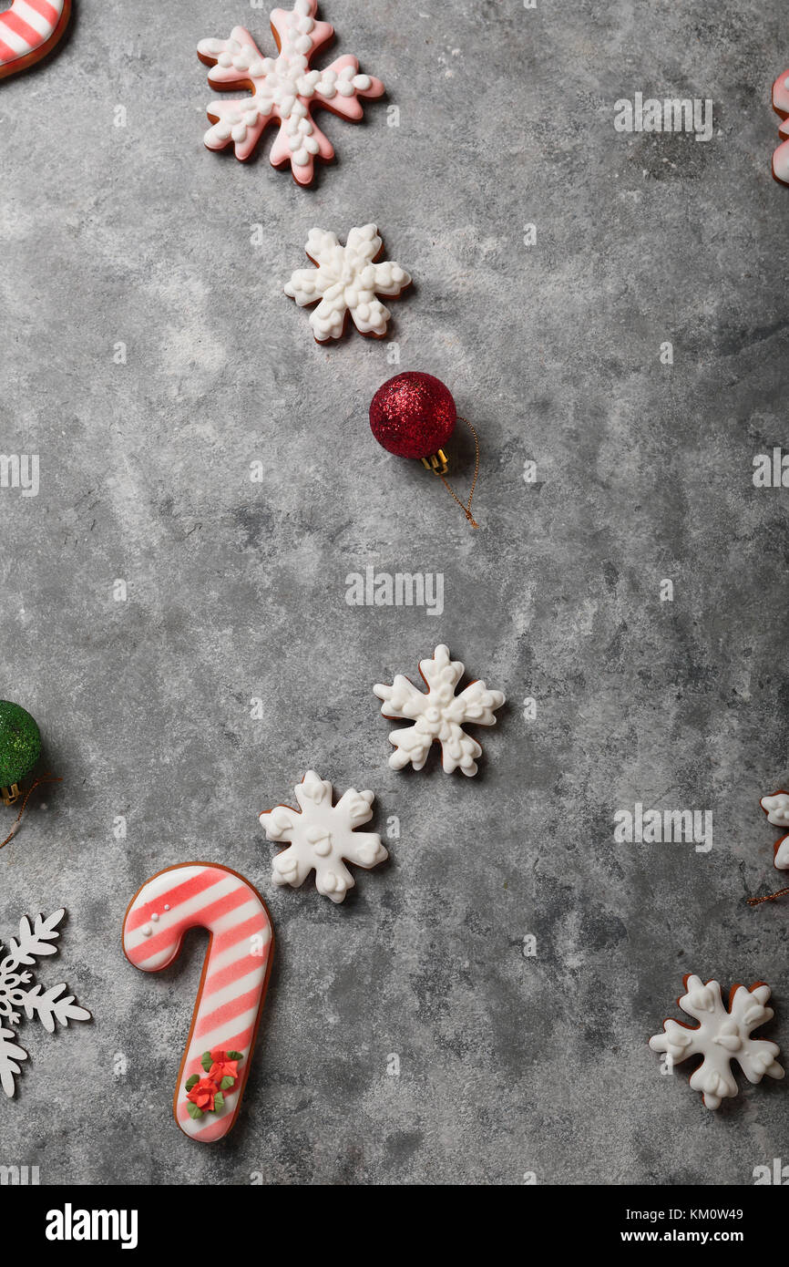Christmas loft background, cookies Stock Photo - Alamy