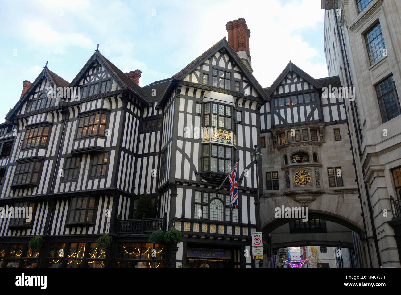 Liberty london christmas window hi-res stock photography and images - Alamy