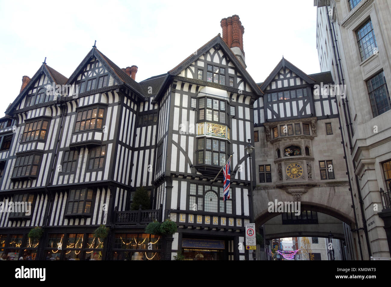Liberty london christmas window hi-res stock photography and images - Alamy