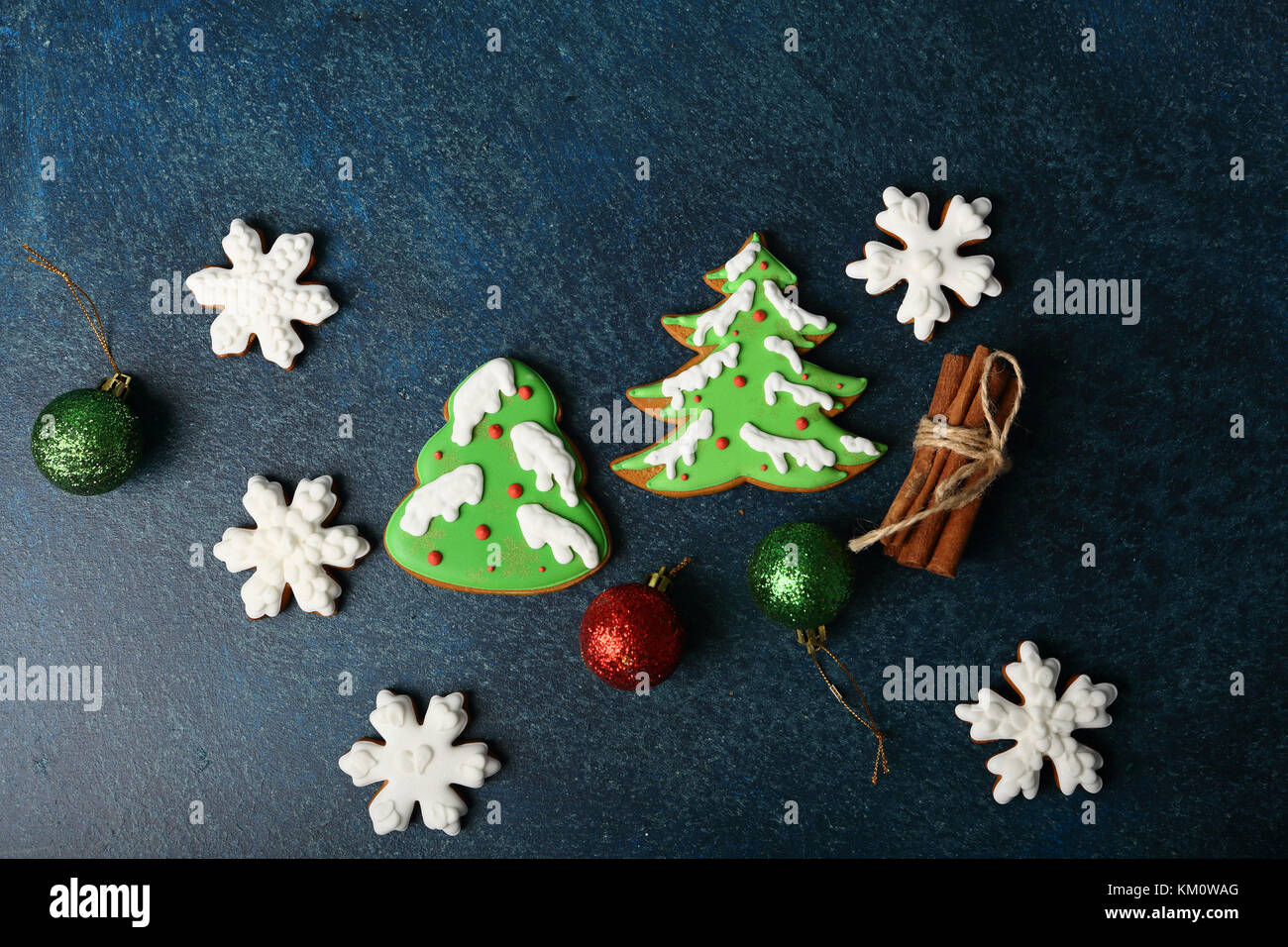 christmas background with new year's tree Stock Photo - Alamy