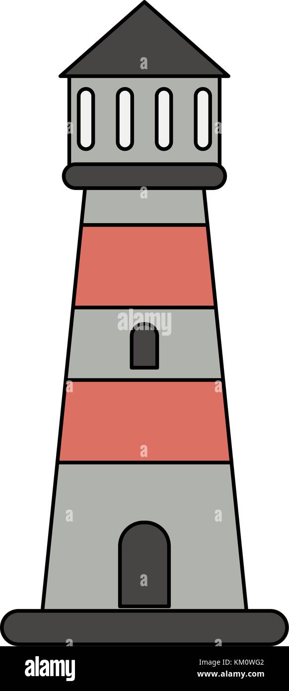 Lighthouse navigation symbol Stock Vector Image & Art - Alamy