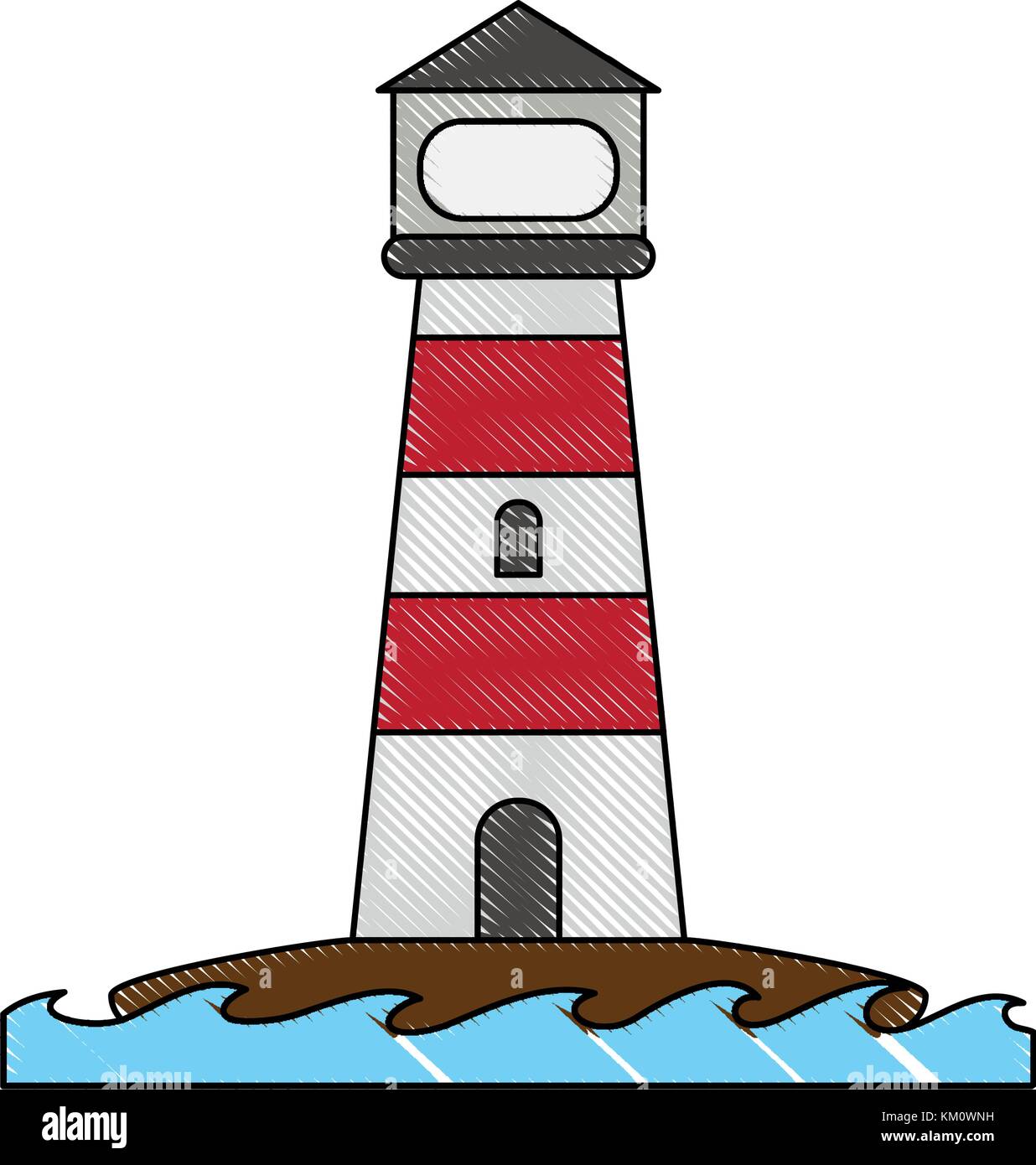 Lighthouse navigation symbol Stock Vector Image & Art - Alamy