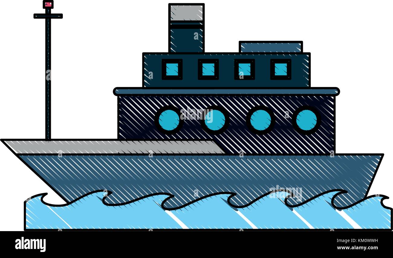 Fishing ship isolated Stock Vector Image & Art - Alamy